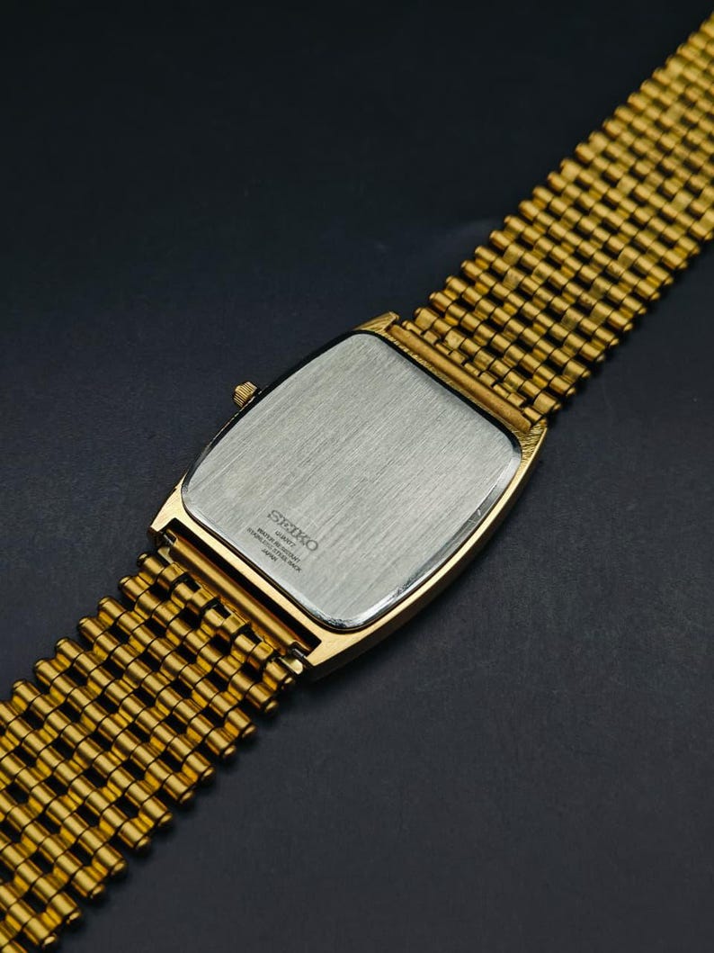 Vintage Seiko Slim Tank Quartz Men's Wrist Watch, Rectangle Watch ...