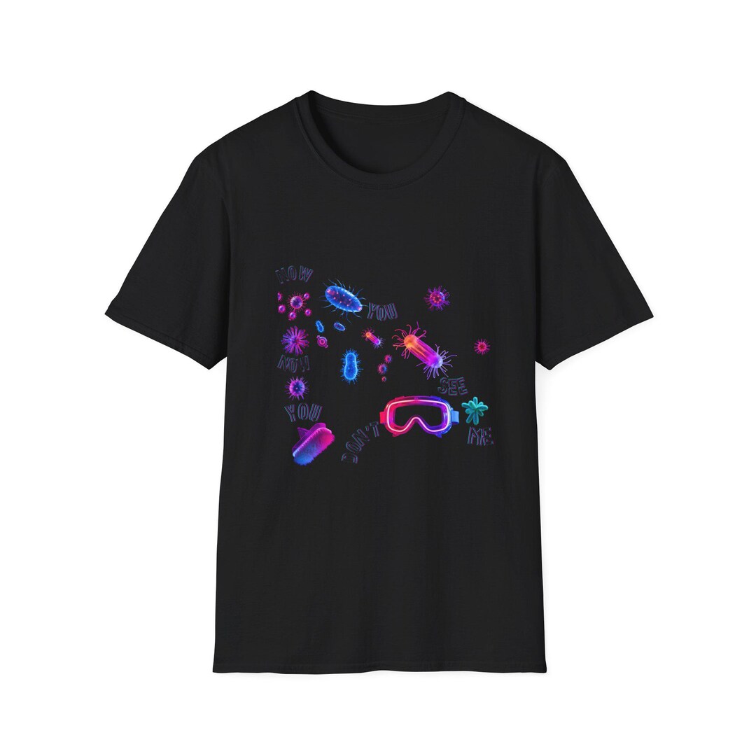 Microbiology T-shirt: Now You See Me - Soft Cotton Unisex Tee - Etsy