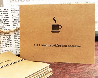 Coffee Note Cards | Etsy