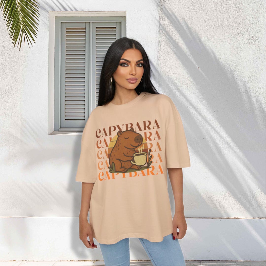 Capybara T-shirt, Capybara Shirt, Capybara Graphic Tee, Funny Capybara ...