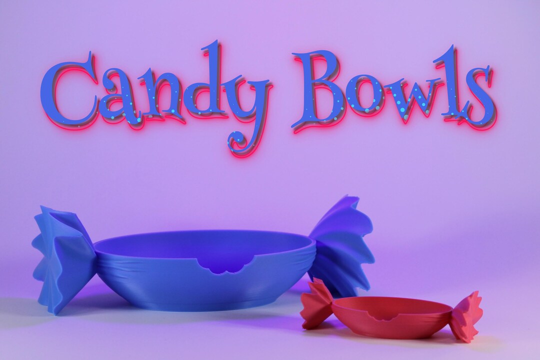 3D Printed Candy Bowl: Bitten Hard Candy Design - Etsy