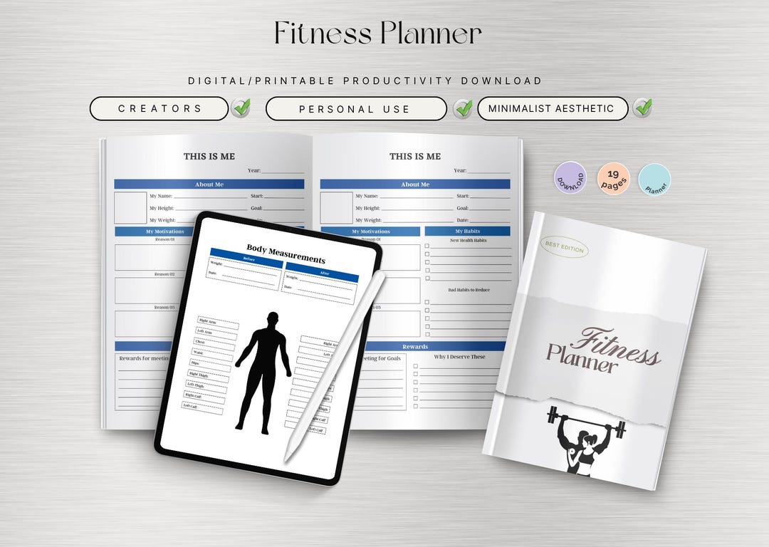 12 Week Weight Loss Planner - Etsy