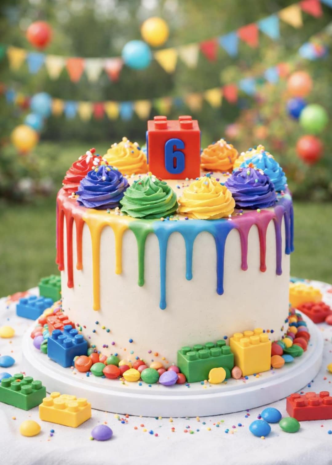 Building Block Birthday Cake Decor, Custom 3D Block Number - Etsy