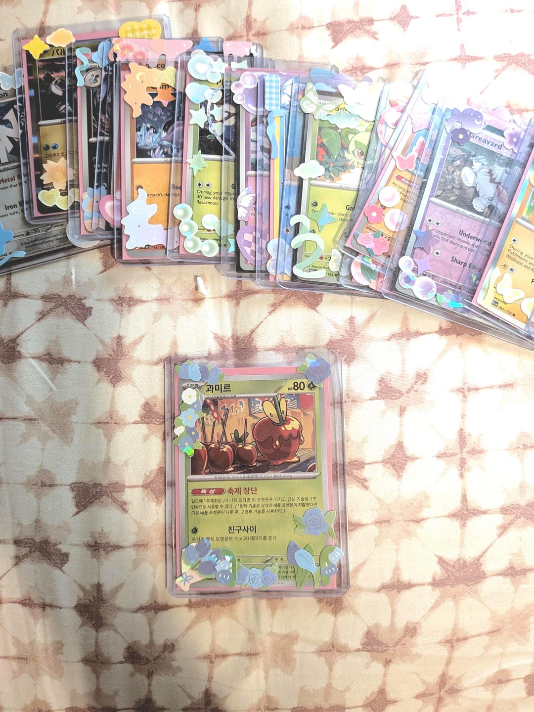 Decorated Tcg/photo Card Toploaders *WITH* Pokemon Card Inside - Etsy