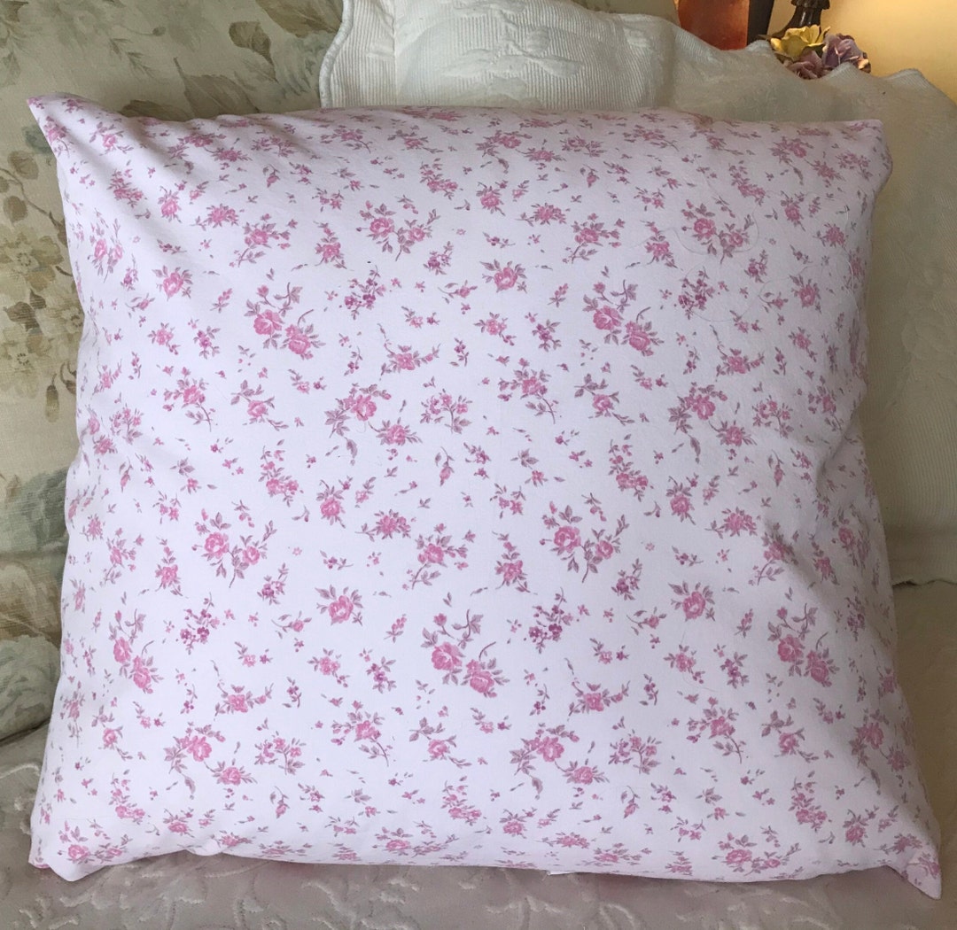 Simply SHABBY CHIC Pillow Cover Pretty in Pink All Over Ditsy FLORAL ...