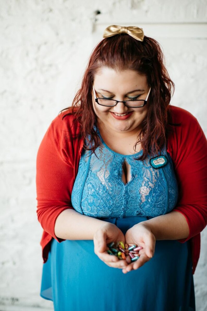 Glitter Pills cupid's Butt in Pill Bottle - Etsy