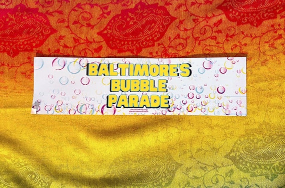 Bubble Parade Bumper Sticker - Etsy