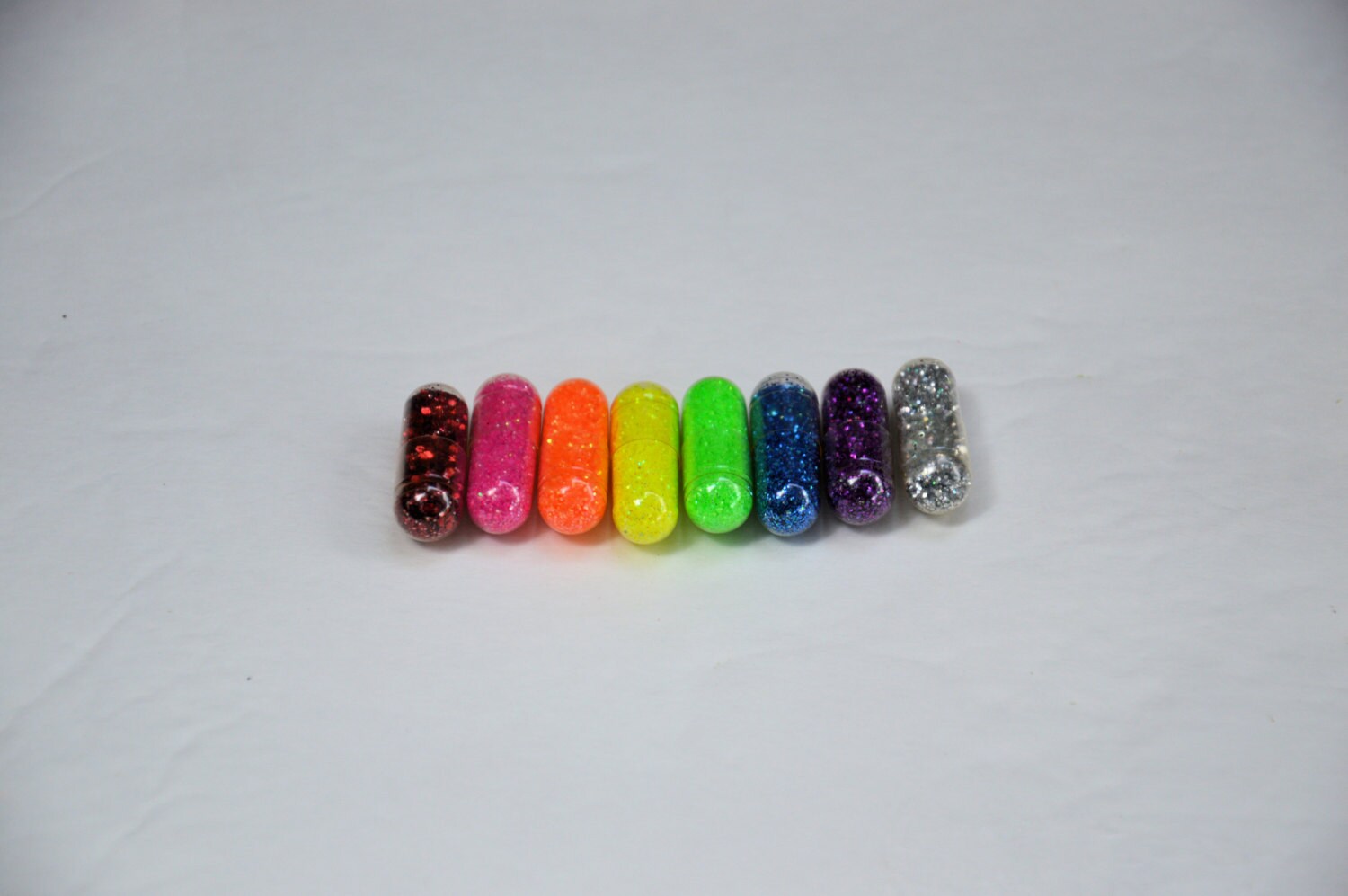 Rainbow Glitter Pills in Pill Bottle - Etsy