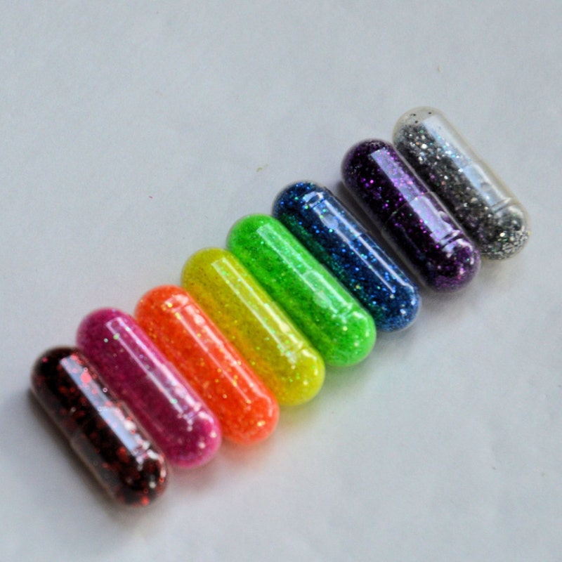 Glitter Pills - Etsy