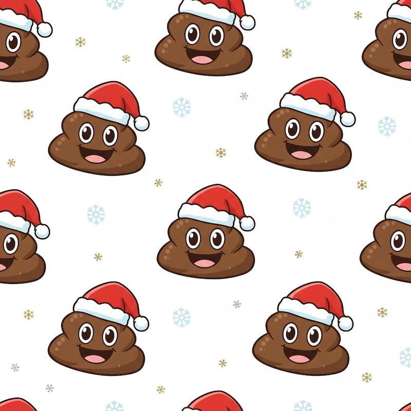 Pooping Santa - Etsy