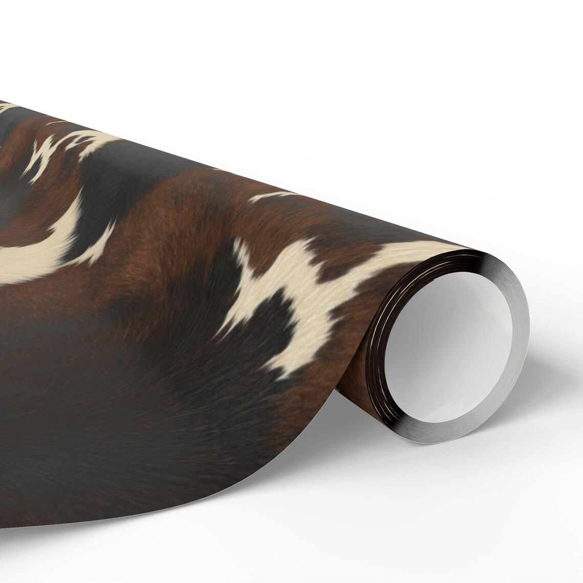 Realistic Cowhide Pattern Wrapping Paper | Animal Print Gift Wrap - Etsy