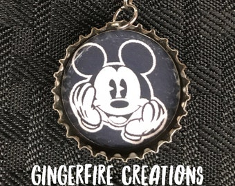 Mickey Mouse Zipper Pull - Etsy
