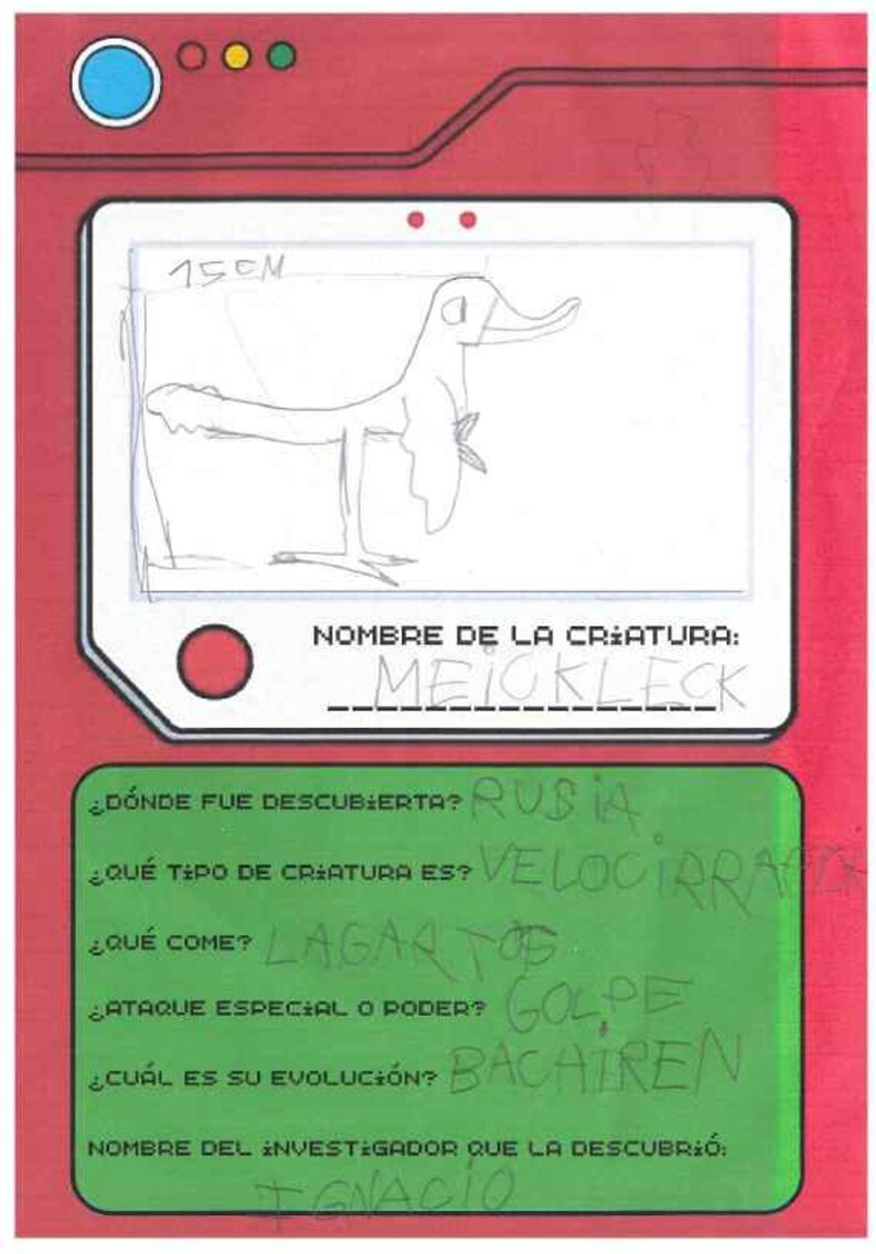 Fossil Creature Pokédex – Printable Activity for Kids and Parents ...