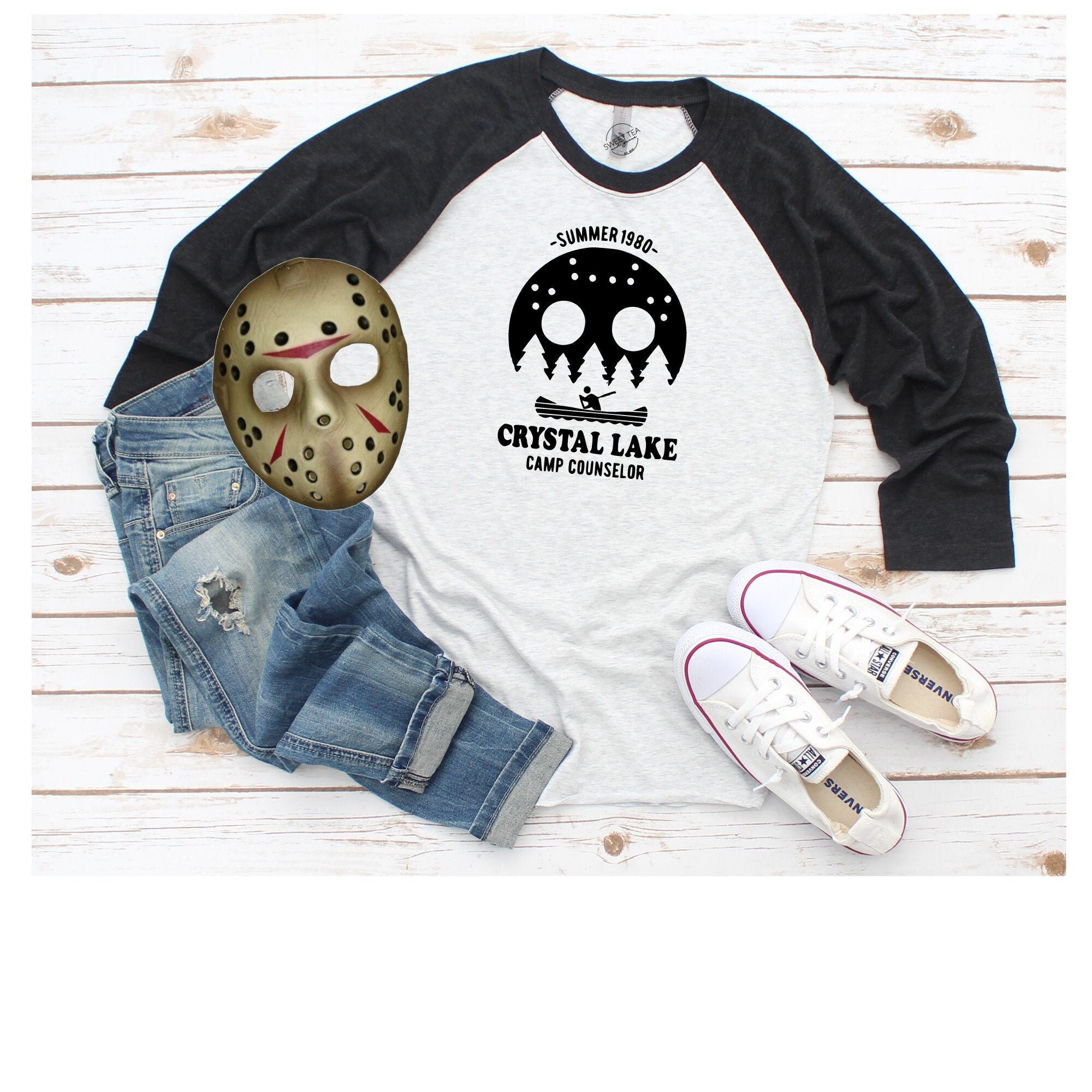 Camp Crystal Lake T Shirt Friday the 13th Jason Voorhees | Etsy