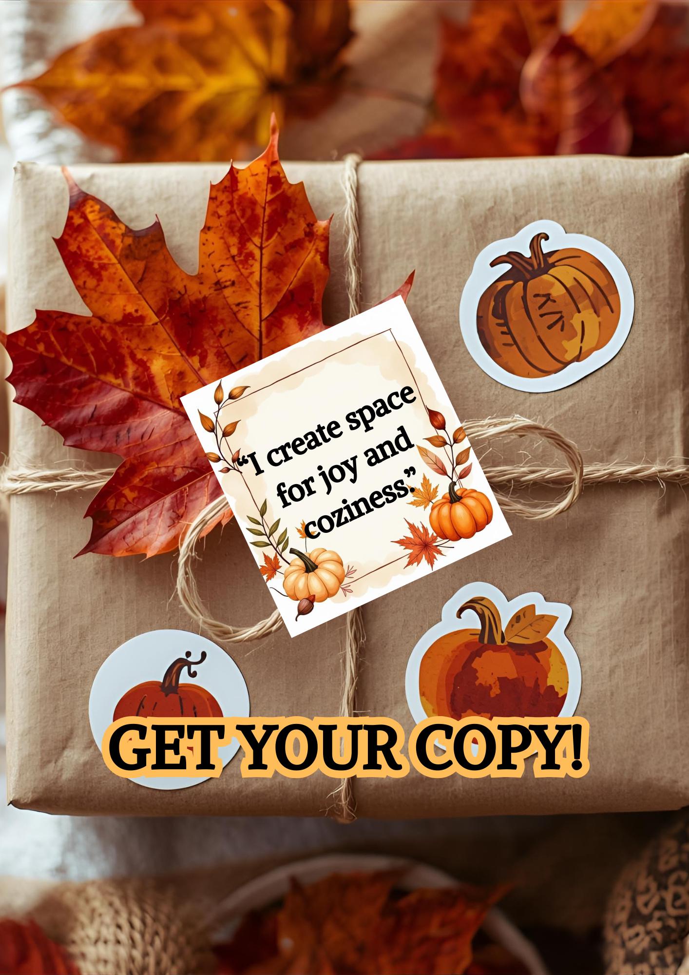 Printable Fall Quotes Bundle – 30 Autumn Motivational & Cozy Cards ...