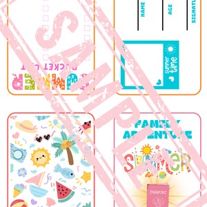 Family Summer Passport Printable PDF – Create Your Own Family Summer ...