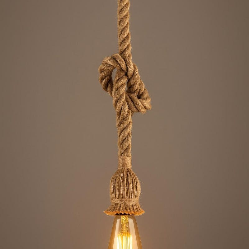 Rope Lamp - Etsy
