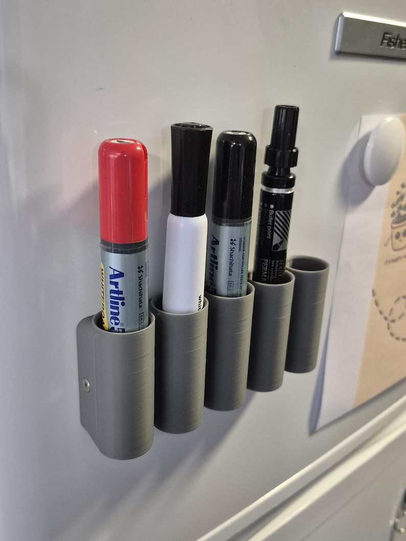 Fridge Magnetic Whiteboard Marker Holder Combinable - Etsy