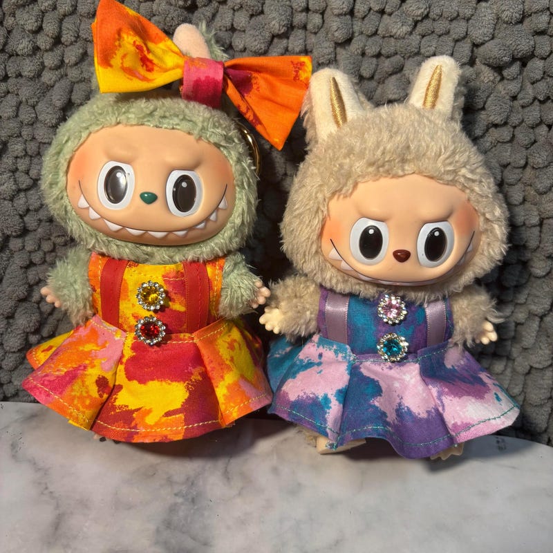 Tie Dye Labubu - Etsy