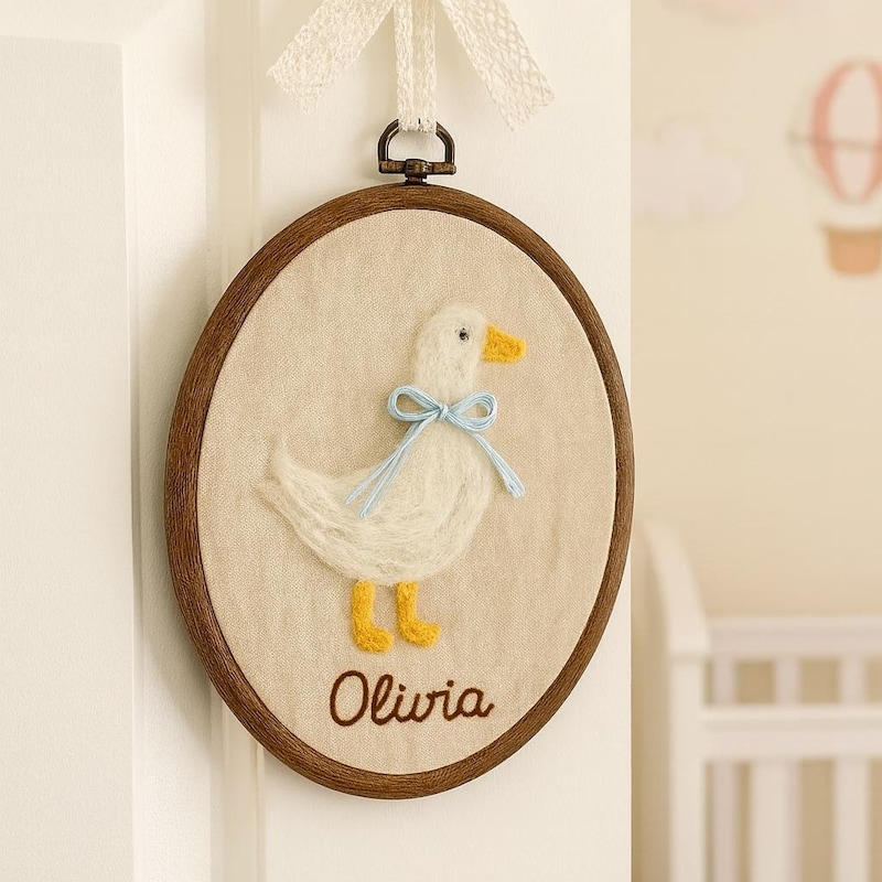 Felted Goose in Hoop - Etsy