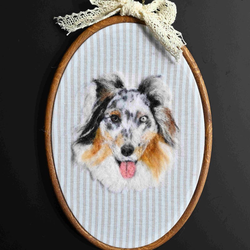 Dog Needlepoint Wall Art - Etsy
