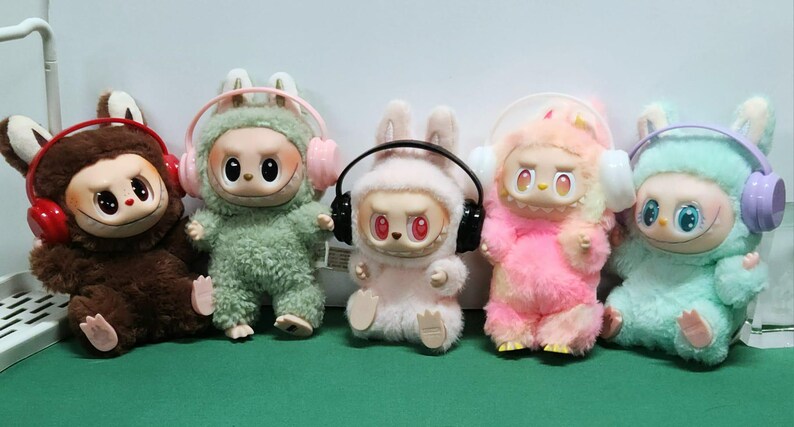 HEADPHONES for Cute Monster Dolls | Black | Pink | Red | Lavender ...