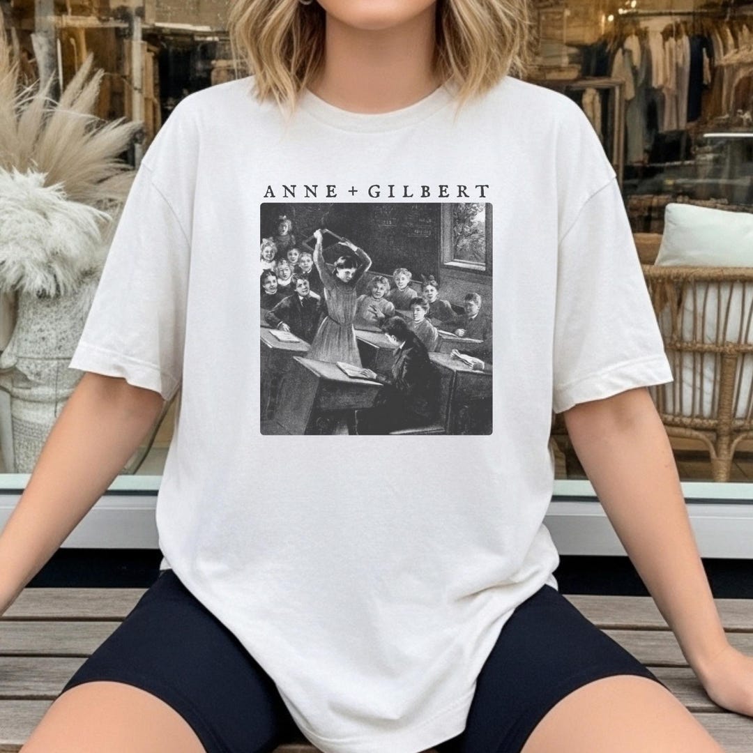 Anne of Green Gables Shirt | Anne & Gilbert Slate Scene Vintage ...