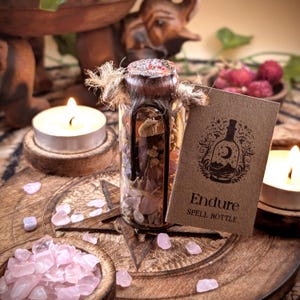 Endure Spell Bottle Grief Support Tool Focus Tool Loss Spell Jar Spell ...