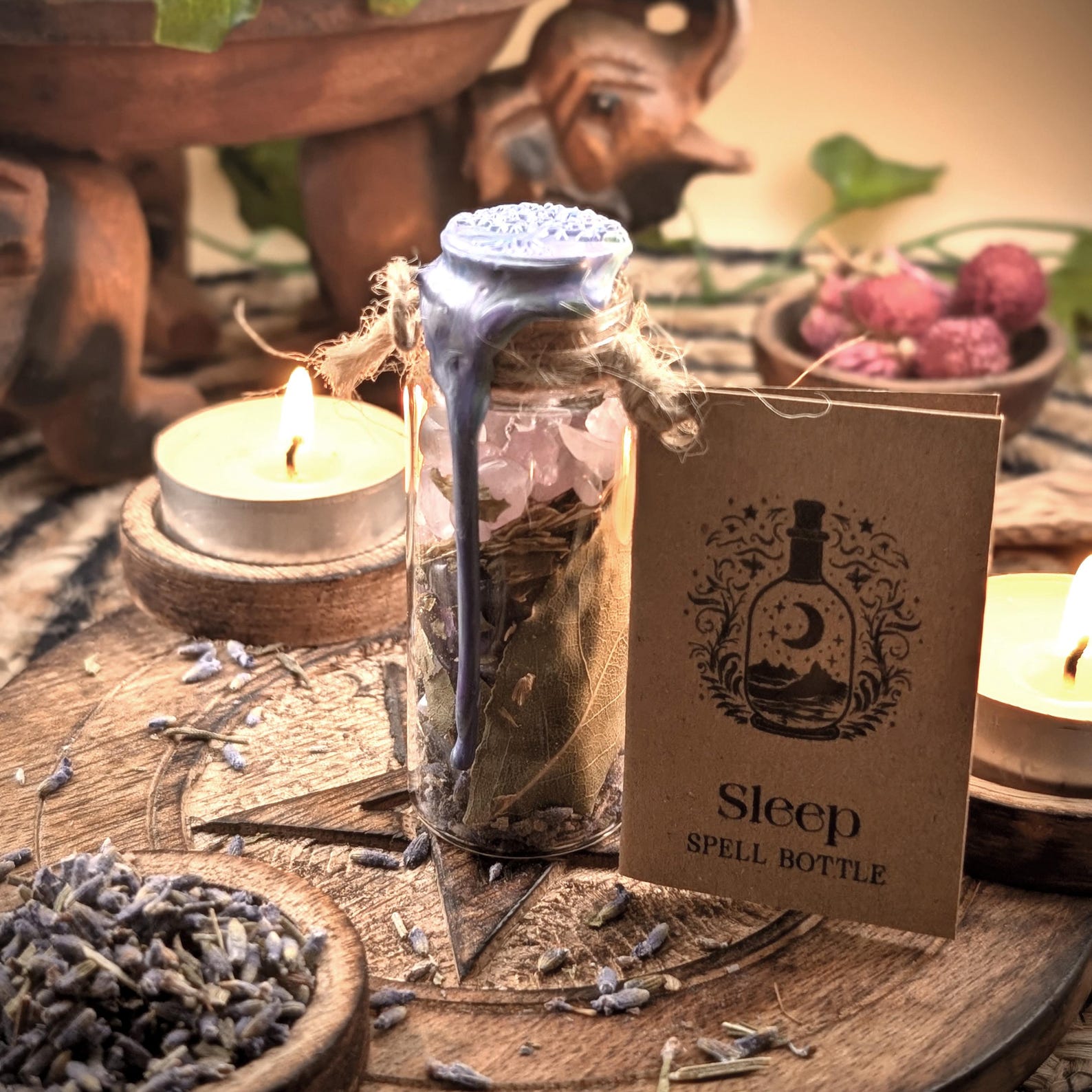 Sleep Spell Bottle Focus Tool Spell Jar Manifestation Tool Intention ...
