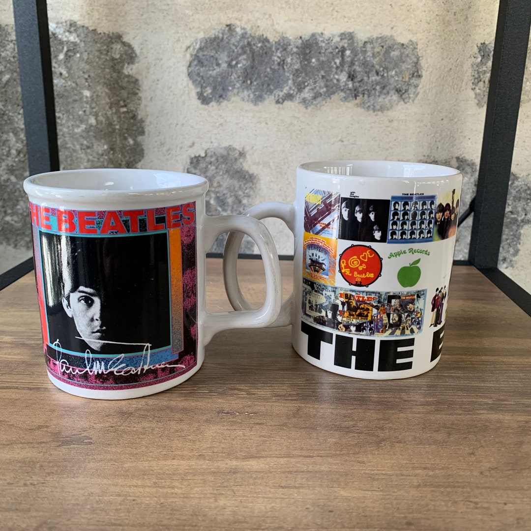 Beatles Set of 2 Ceramic Mugs - Etsy
