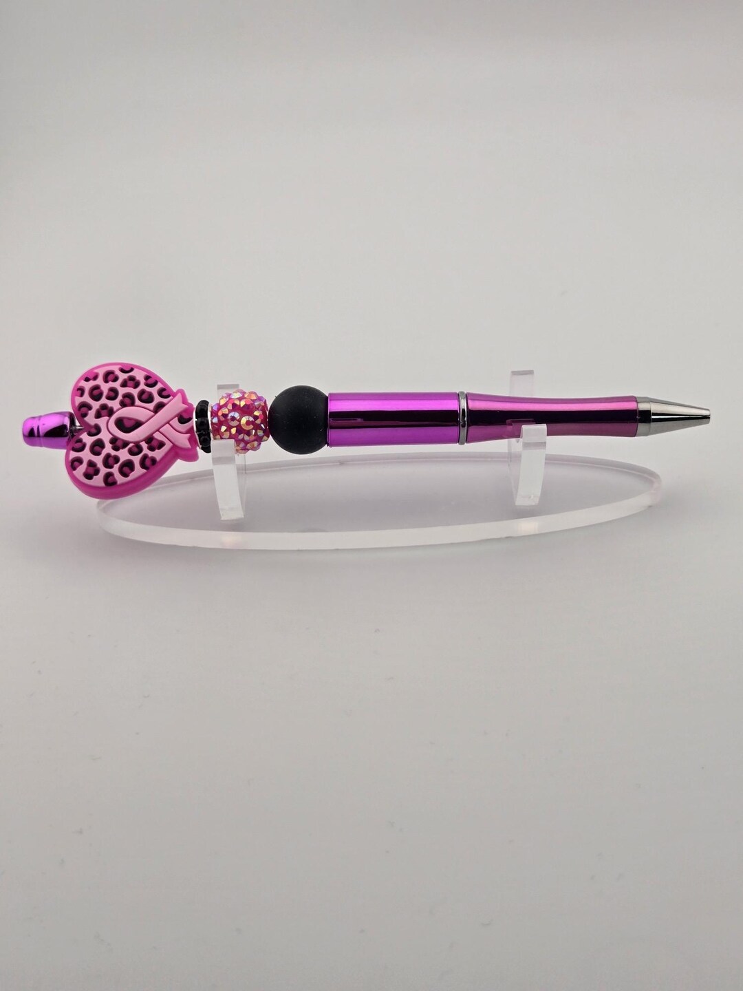 Heart Breast Cancer Ink Pen - Etsy