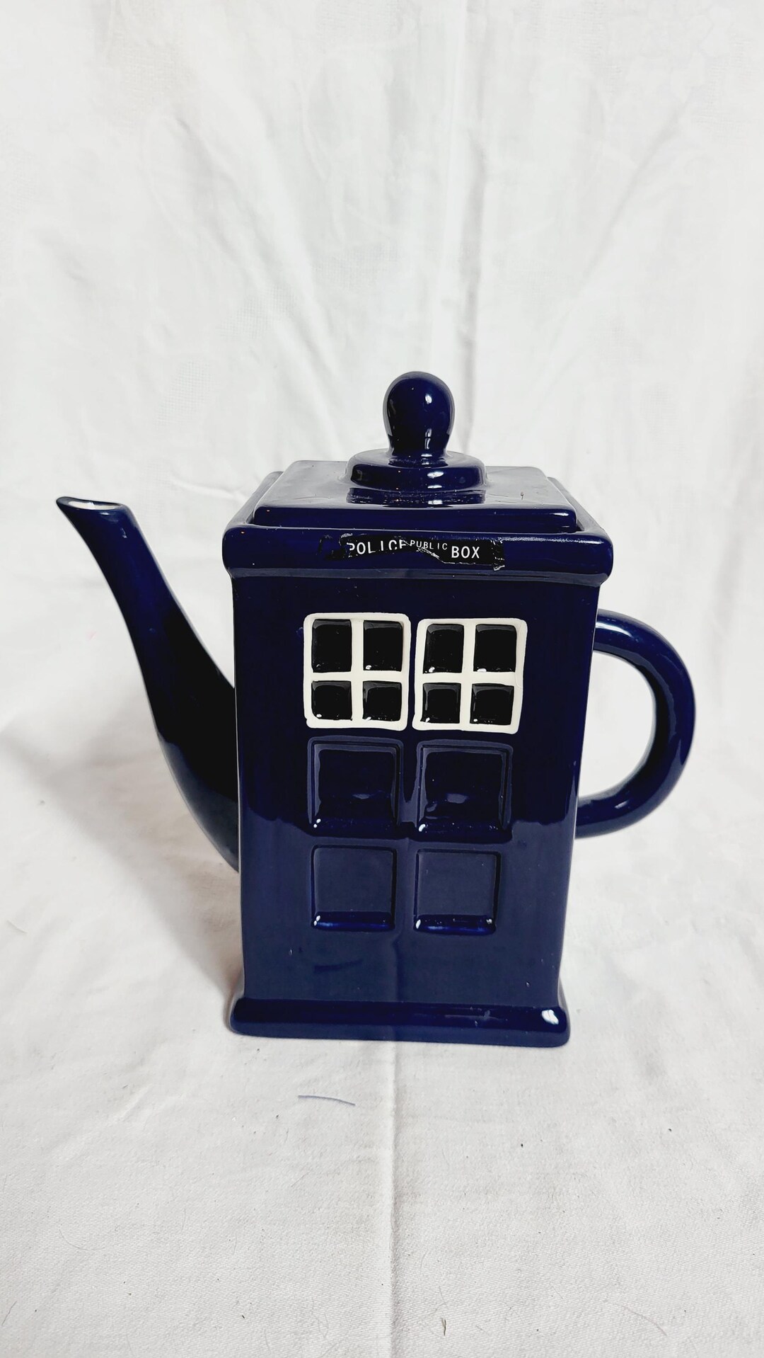 Vintage TARDIS Teapot | Blue Police Box Ceramic, Doctor Who Collectible ...
