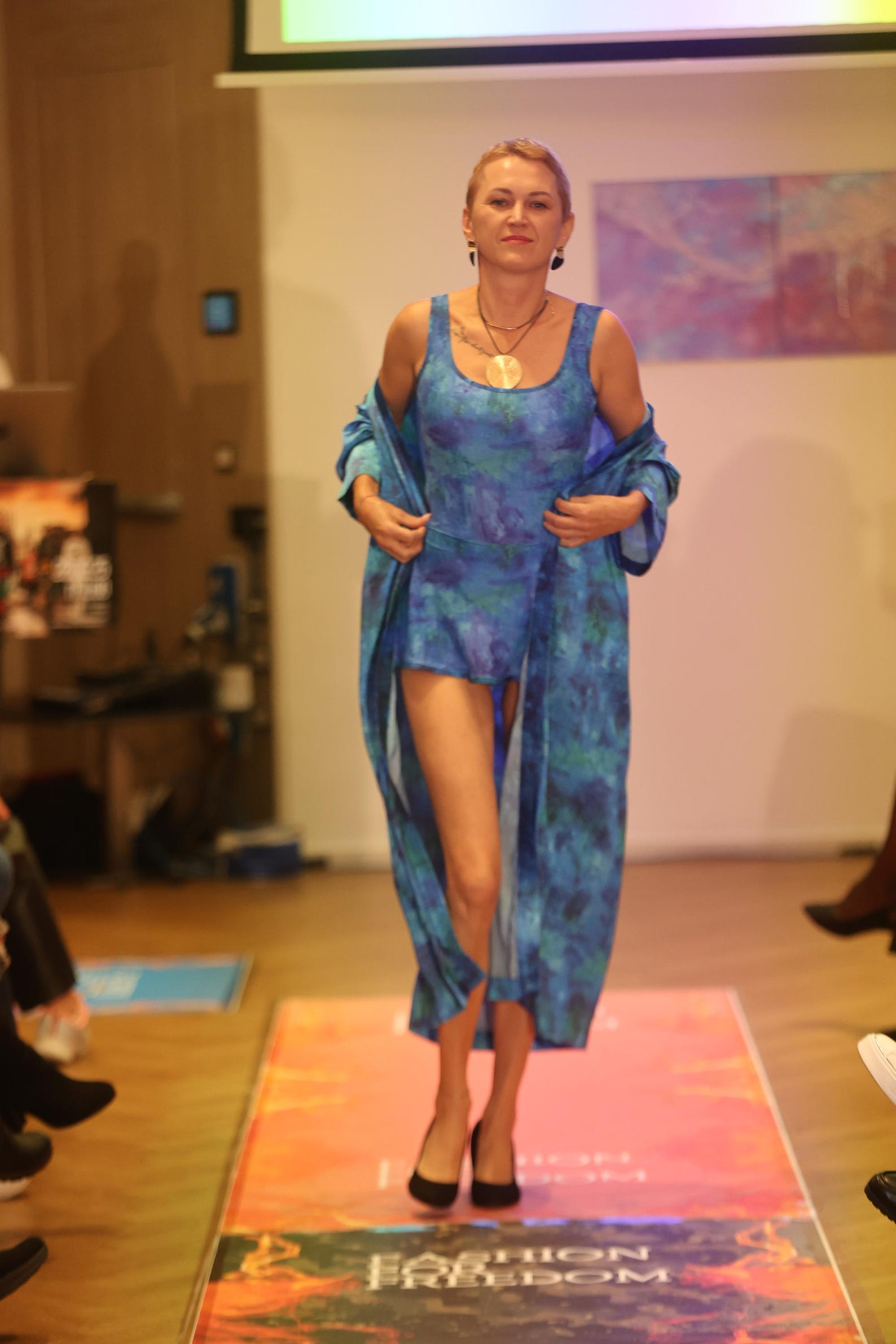 Retro Artistic Swimsuit With Skirt – Unique Ukrainian Design | Biflex ...