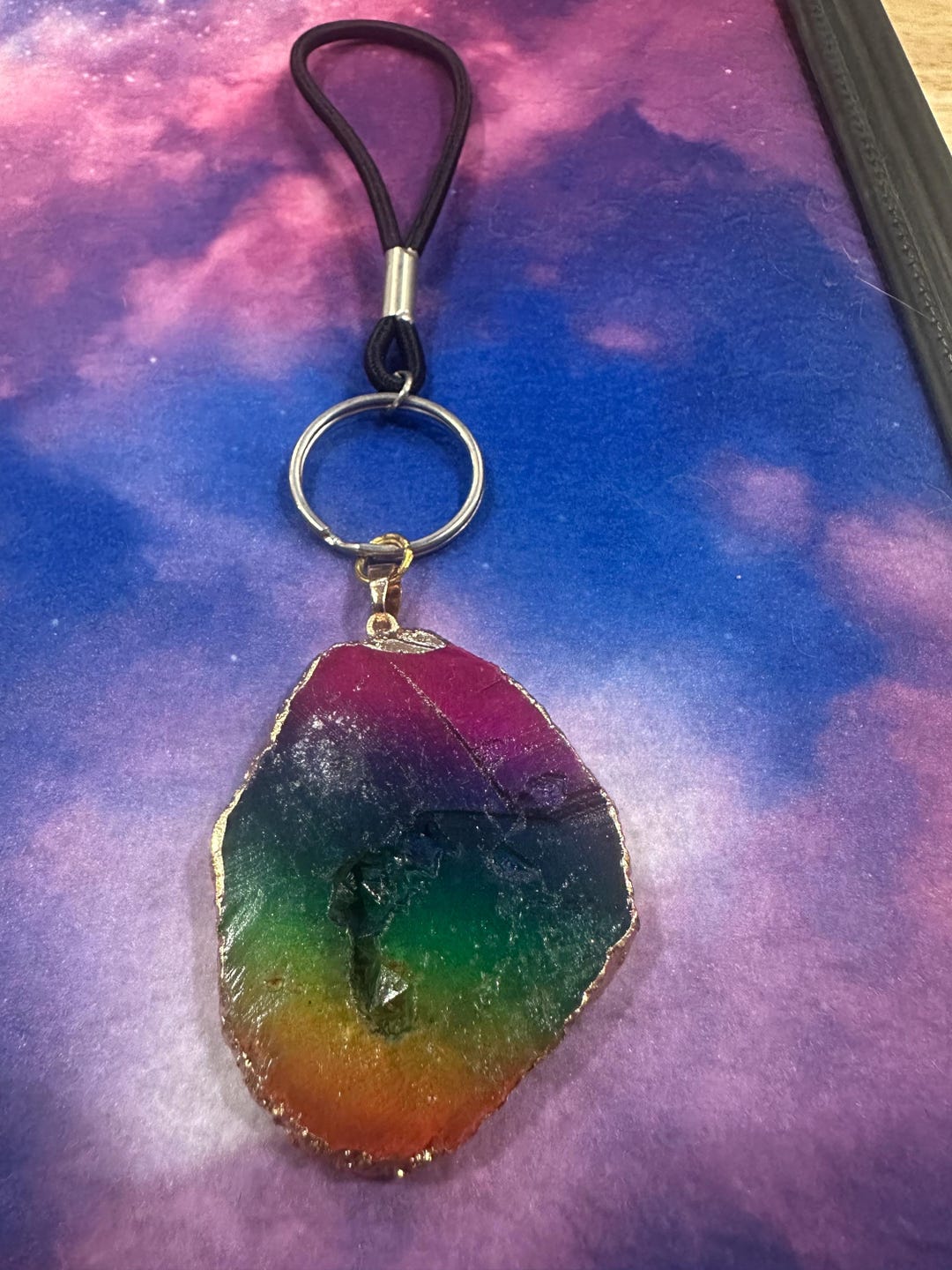 Multi Colored Stone Lanyard - Etsy