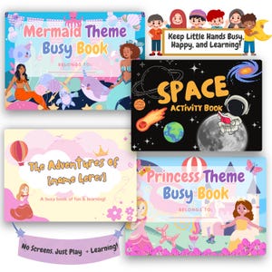 Construction-themed Busy Book for Toddlers | Printable Preschool ...