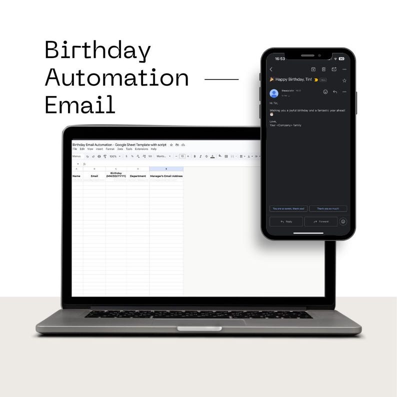Birthday Automation Email - Etsy