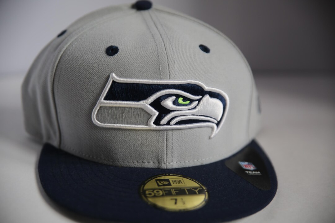 Vintage Seattle Seahawks Gray/blue 5950 New Era - Etsy