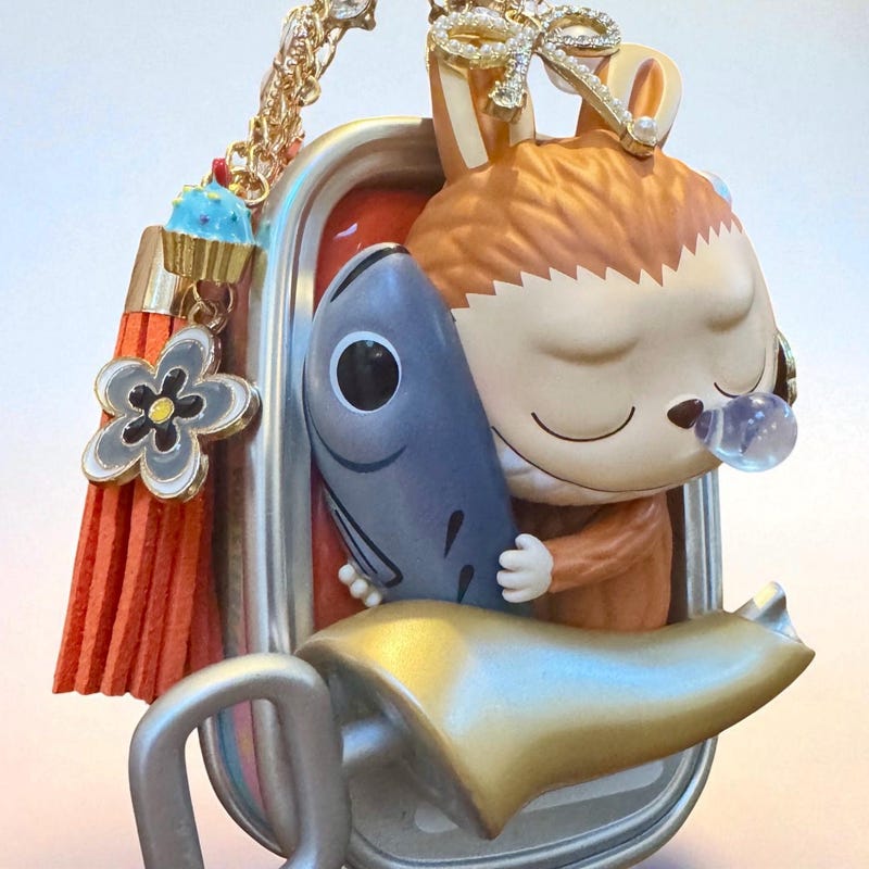 Labubu Popmart Keychains - Etsy