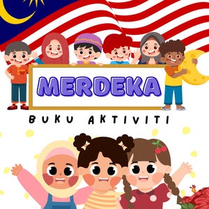 Printable Worksheet With Malaysia Merdeka Theme for Kindergarten and ...