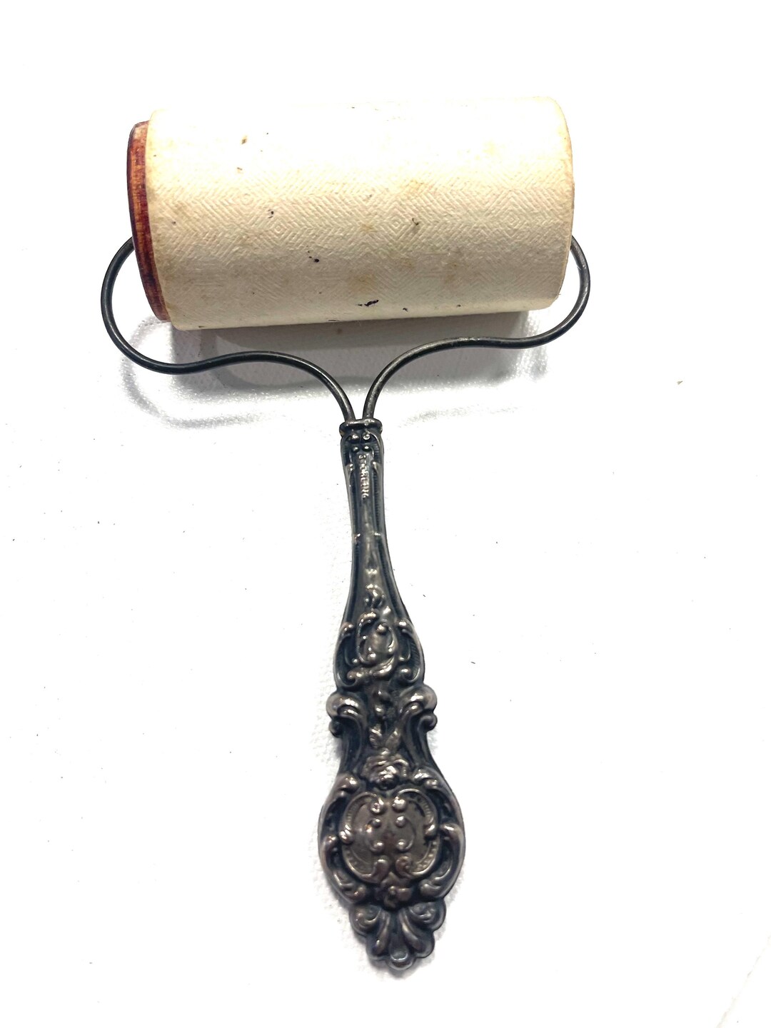 Sterling Silver Ink Blotter Roller With Cloth Ink Roller - Etsy