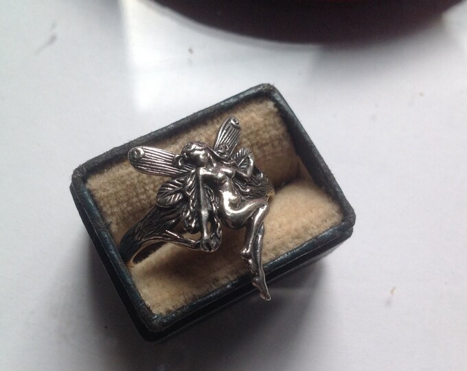Sterling Siver Fairy Ring Faerie Ring Silver Ring Gypsy - Etsy