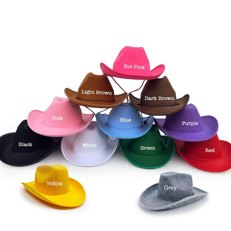 Colorful Cowboy Hat Woman - Etsy