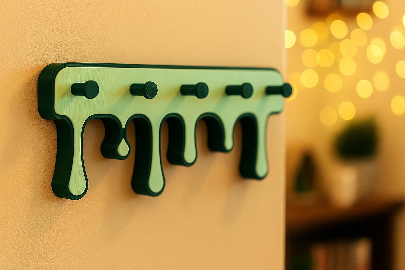 Customizable Drip Key Holder – Colorful Wall Mounted Organizer - Etsy