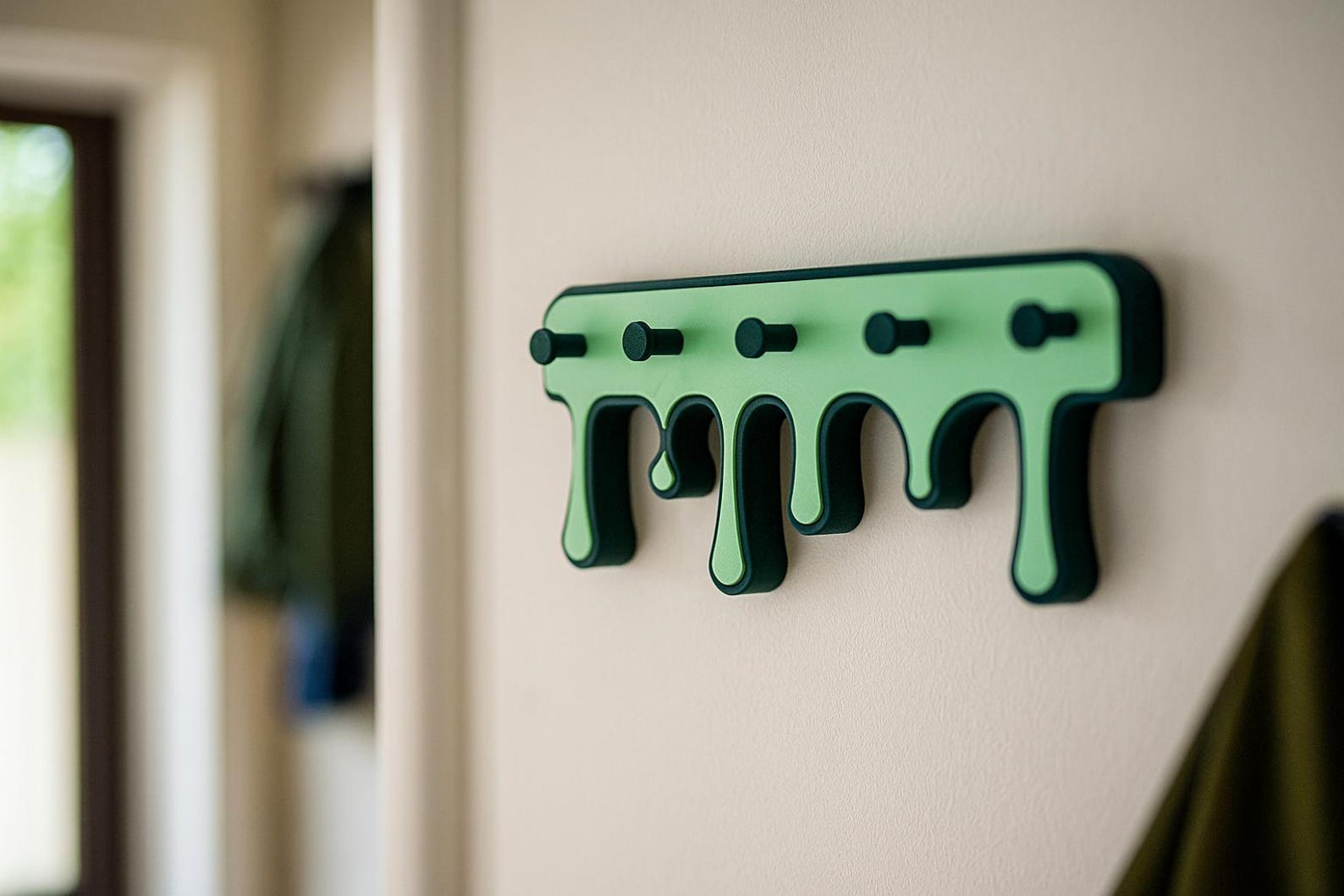 Customizable Drip Key Holder – Colorful Wall Mounted Organizer - Etsy