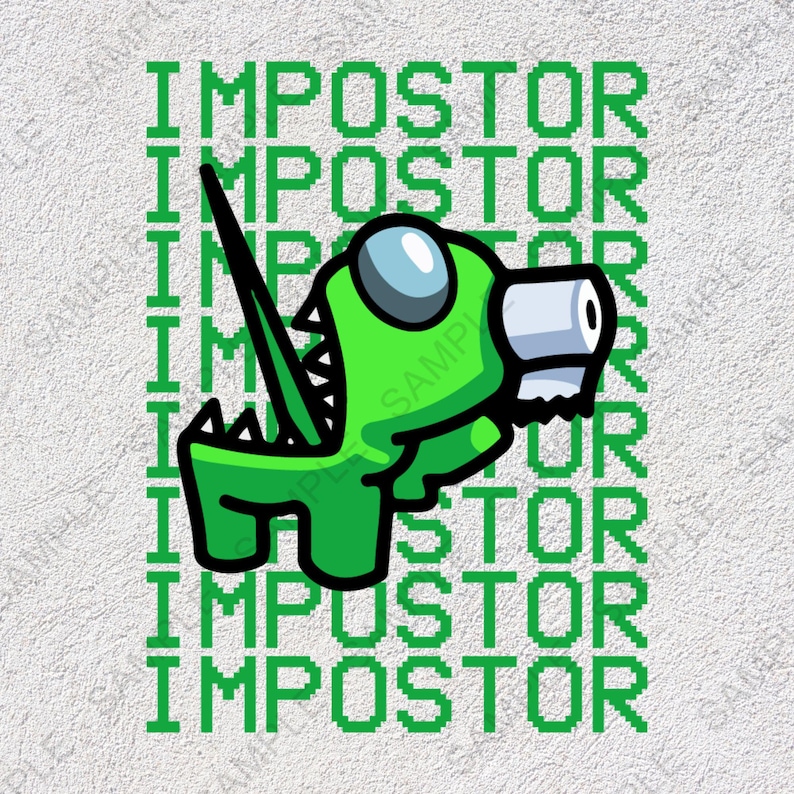 Among Us Impostor – High-quality Graphic Design | Editable Files ...