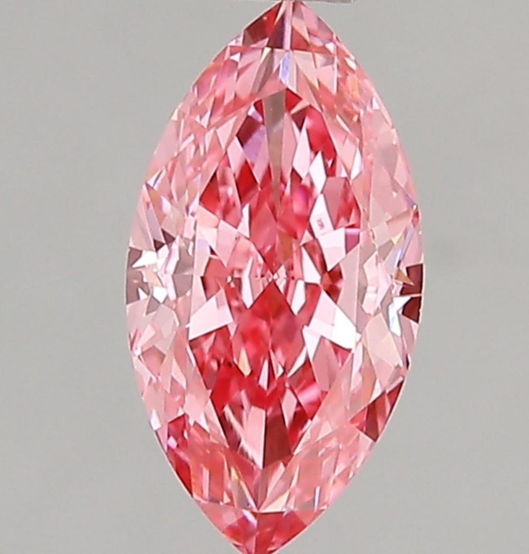 Marquise Lab Grown Pink Diamond, VVS VS Clarity (0.75 Cts to 2.00 Cts ...