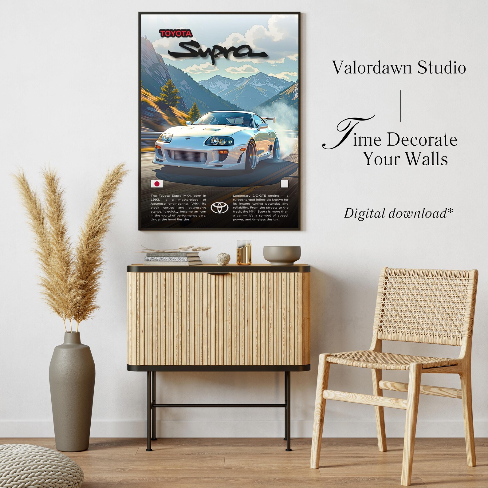 The Icon: Supra MK4 | Toyota Supra | Digital Download | Gift for Him ...