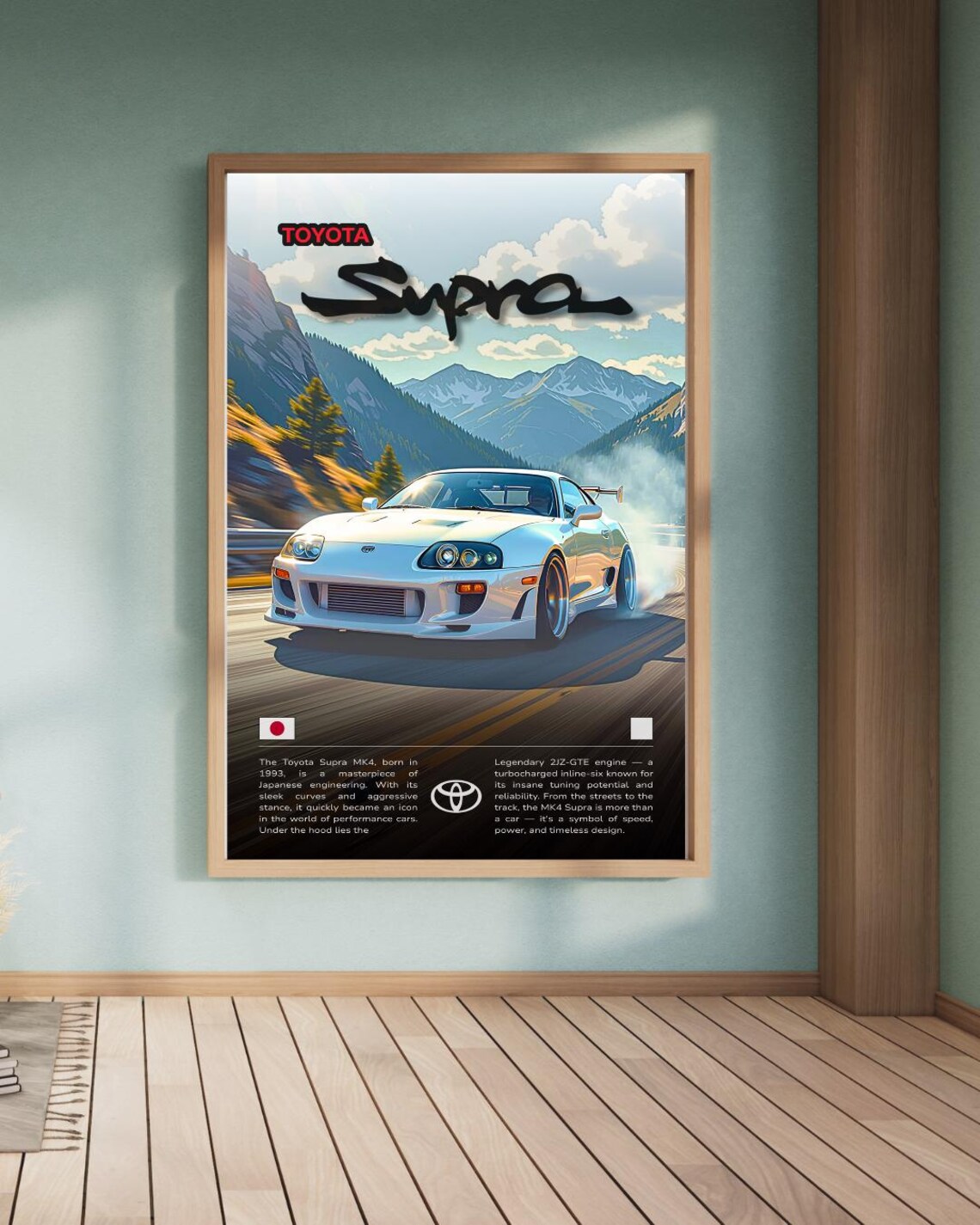 The Icon: Supra MK4 | Toyota Supra | Digital Download | Gift for Him ...