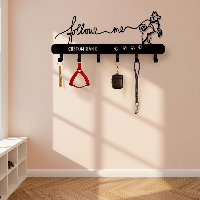Dog Leash Rack - Etsy