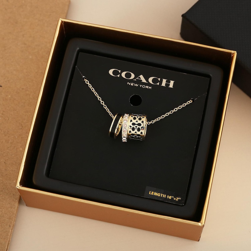 Coach Enamel Earrings - Etsy UK